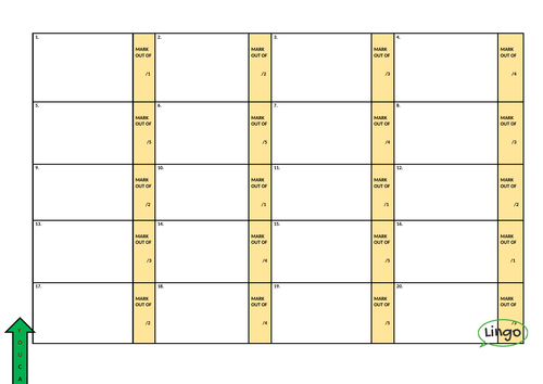 A2 LINGO REVISION (TERMINOLOGY BINGO AND AFL/ ASSESSMENT OF RETAINED ...
