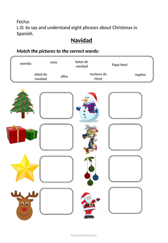 Spanish Christmas Navidad Español | Teaching Resources