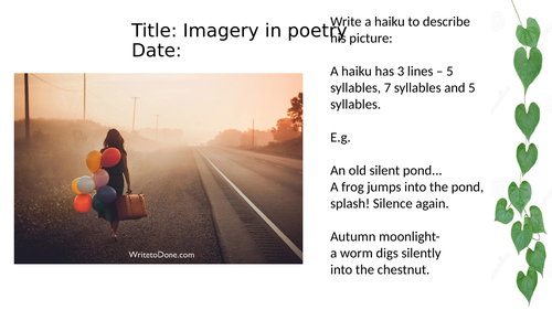 Poetry | Teaching Resources