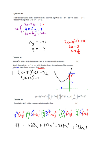 NCUK maths past paper solution for science, engineering,business and ...