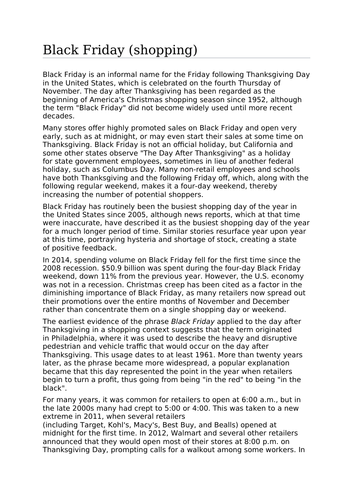 Black Friday Reading Comprehension KS2 | Teaching Resources