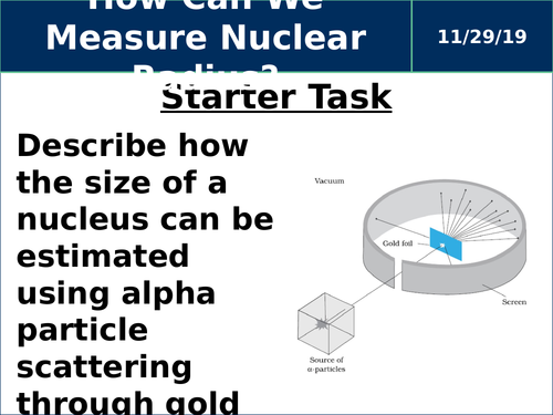 AQA A Level Physics Unit 8 Nuclear Physics PPTs | Teaching Resources