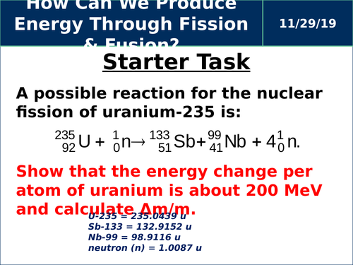 AQA A Level Physics Unit 8 Nuclear Physics PPTs | Teaching Resources AQA A Level Physics Unit 8 Nuclear Physics PPTs | Teaching Resources