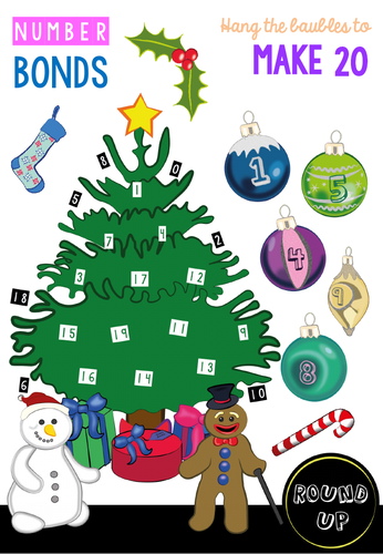 Christmas Number Bonds | Teaching Resources
