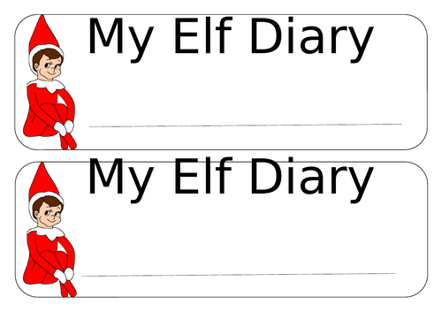 Elf on a shelf diary | Teaching Resources