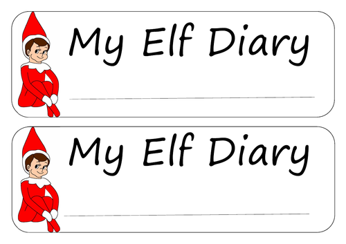 Elf on a shelf diary | Teaching Resources