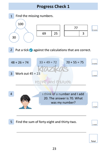 Addition to 100 - AQA Entry Level 2 Maths | Teaching Resources