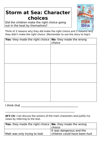 Storm at sea guided reading resources Lime level storyworlds stage 11 ...