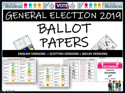 General Election 2024 Ballot Papers | Teaching Resources