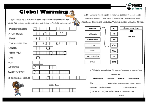 Global Warming PowerPoint and Activity Sheets | Teaching Resources