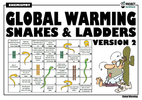 Global Warming Snakes and Ladders | Teaching Resources