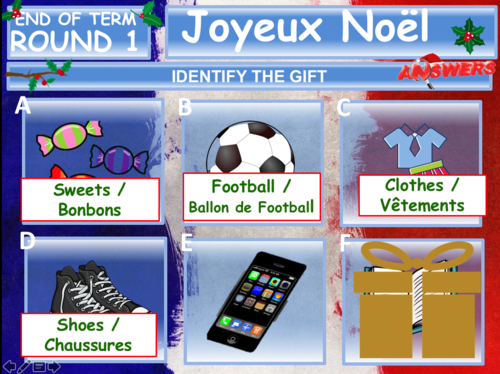 French MFL Christmas Quiz | Teaching Resources