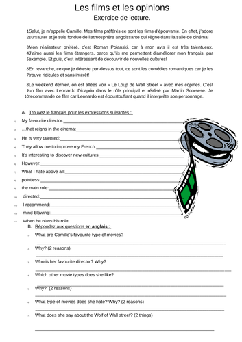 Les films | Teaching Resources