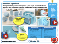 GCSE DT NEA AQA Guide to Section D – Developing Design Ideas - NEW ...