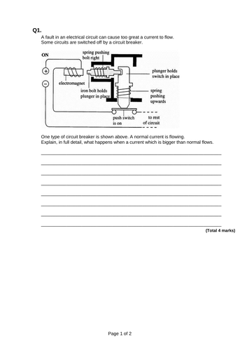NEW AQA PHYSICS GCSE (TS) – MAGNETISM & ELECTROMAGNETISM - Lesson 3 ...