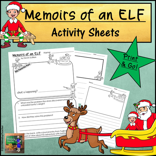 Memoirs of an ELF Activity Sheets *Print and Go! | Teaching Resources