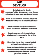 EdExcel Art GCSE AO Checklist Posters | Teaching Resources
