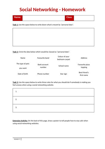 E safety for KS3 Y7 & Y8 - Full Unit | Teaching Resources