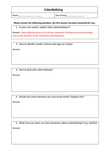 E safety for KS3 Y7 & Y8 - Full Unit | Teaching Resources