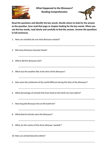 What Happened to the Dinosaurs Workbook (Collins Big Cat Readers ...