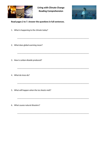 Living with Climate Change Workbook (Collins Big Cat Readers ...