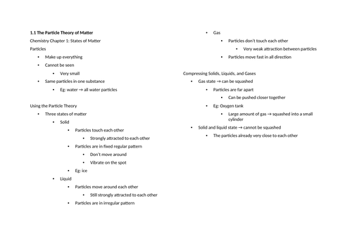 Notes: Cambridge Checkpoint and Beyond - Chemistry Secondary 1 (Year 7 ...
