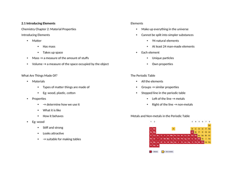 Notes: Cambridge Checkpoint and Beyond - Chemistry Secondary 1 (Year 7 ...