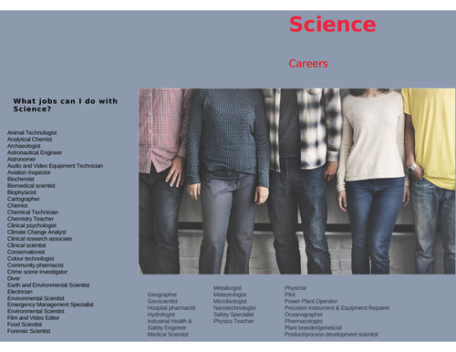 science careers | Teaching Resources