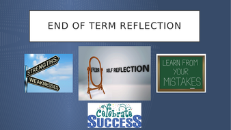 End of Term/Year Reflection Assembly - With Follow up Activity ...