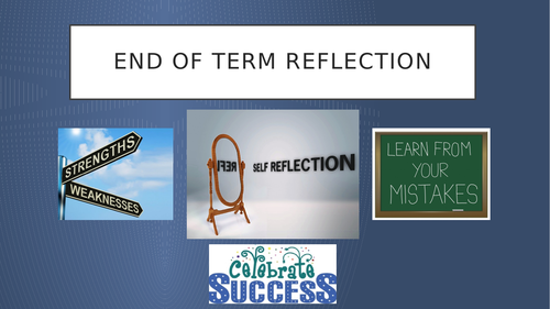 End of Term/Year Reflection Assembly - With Follow up Activity ...