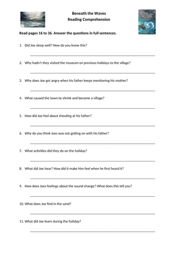 Beneath the Waves Workbook (Collins Big Cat Readers) | Teaching Resources