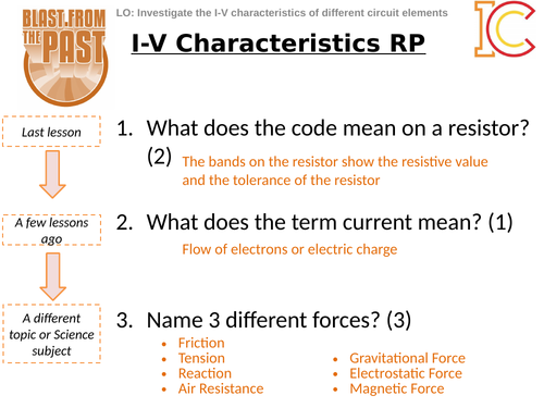 Electricity 06 07 - Resistors and IV Characteristics AQA New Physics 9 ...