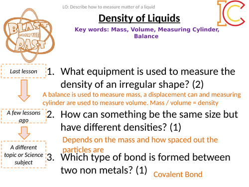 Particle Model of Matter 02 03 04 - Density Required Practical AQA New ...