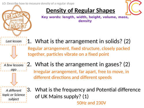 Particle Model of Matter 02 03 04 - Density Required Practical AQA New ...