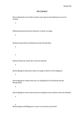 Richard III Pack | Teaching Resources