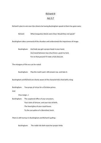 Richard III Pack | Teaching Resources