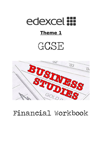 GCSE EDEXCEL Business Studies Finance | Teaching Resources GCSE EDEXCEL Business Studies Finance | Teaching Resources