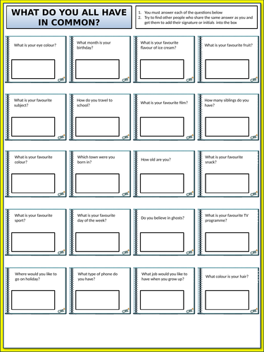 Careers - Getting to know people | Teaching Resources