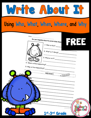 Free Write About It | Teaching Resources