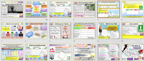 Transition Points in your Life | Teaching Resources