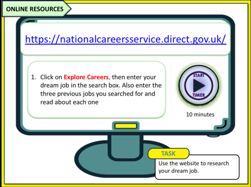 Finding Careers Information - Jobs Careers | Teaching Resources