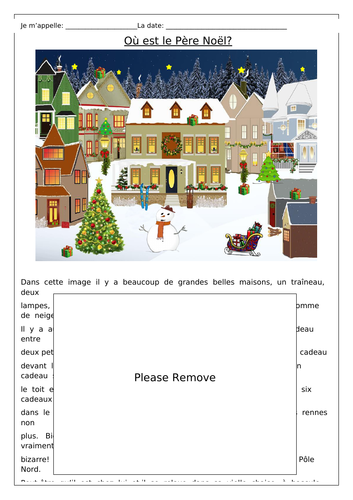 FRENCH - Christmas - La Noël - comprehension - BUNDLE | Teaching Resources