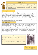 Reading Comprehension World War 1 (WW1) Fact File | Teaching Resources
