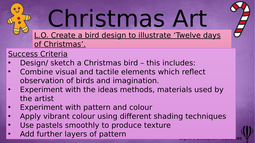 KS2 Christmas Art Unit - 7 Lessons - Planning, PowerPoints, Resources ...