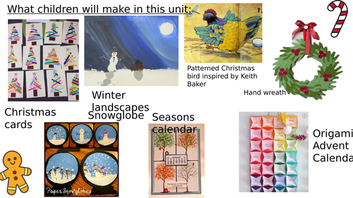 KS2 Christmas Art Unit - 7 Lessons - Planning, PowerPoints, Resources ...
