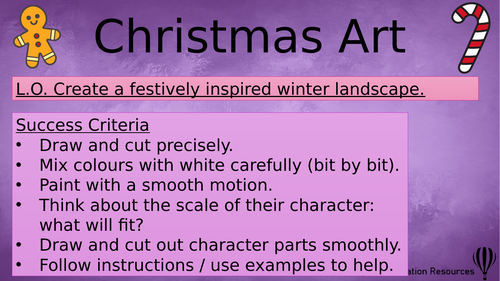 KS2 Christmas Art Unit - 7 Lessons - Planning, PowerPoints, Resources ...