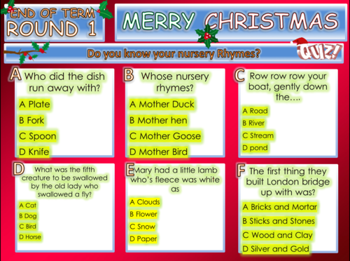 Christmas Music Quiz - Christmas Music | Teaching Resources