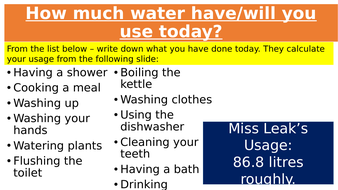 AQA GCSE RESOURCE MANAGEMENT - UK Water (Complete Lesson) | Teaching ...