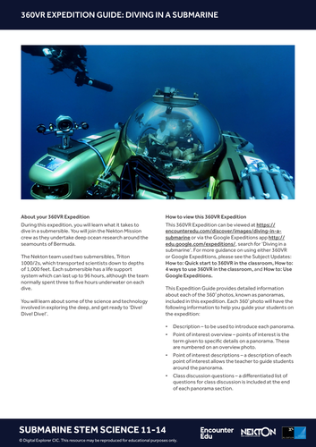 Submarine Science KS3: Buoyancy investigation | Teaching Resources