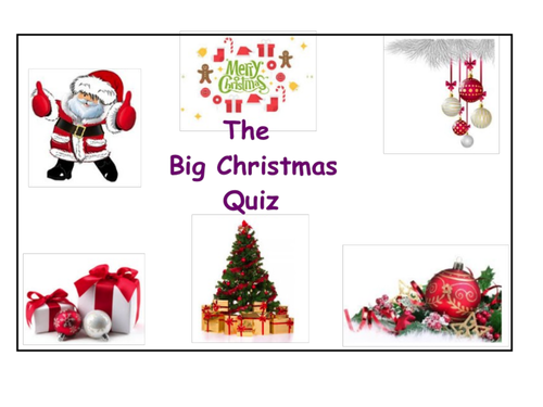 Big Christmas Quiz & Christmas Dingbats | Teaching Resources